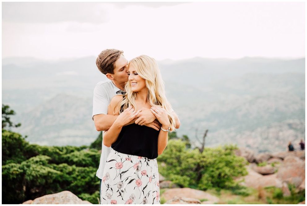 Chandler + Collin Mt. Scott Engagement Session - Mary Keen Photography