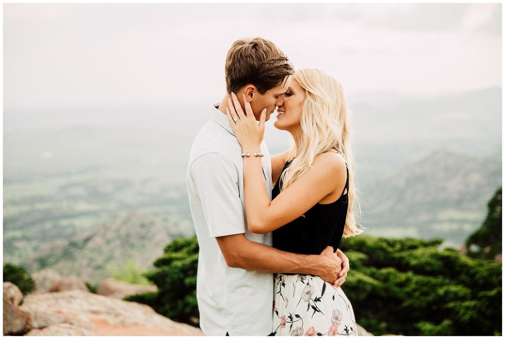 Chandler + Collin Mt. Scott Engagement Session - Mary Keen Photography