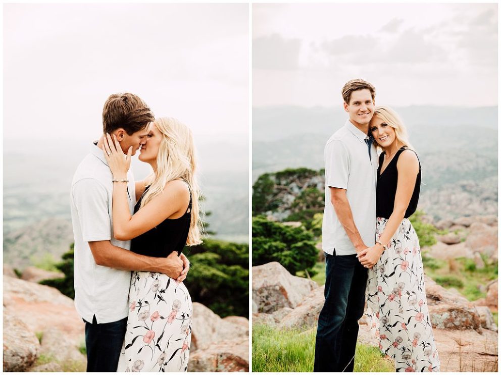 Chandler + Collin Mt. Scott Engagement Session - Mary Keen Photography