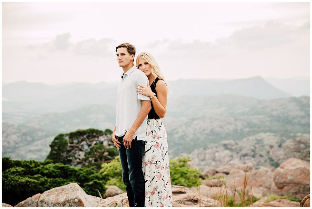 Chandler + Collin Mt. Scott Engagement Session - Mary Keen Photography