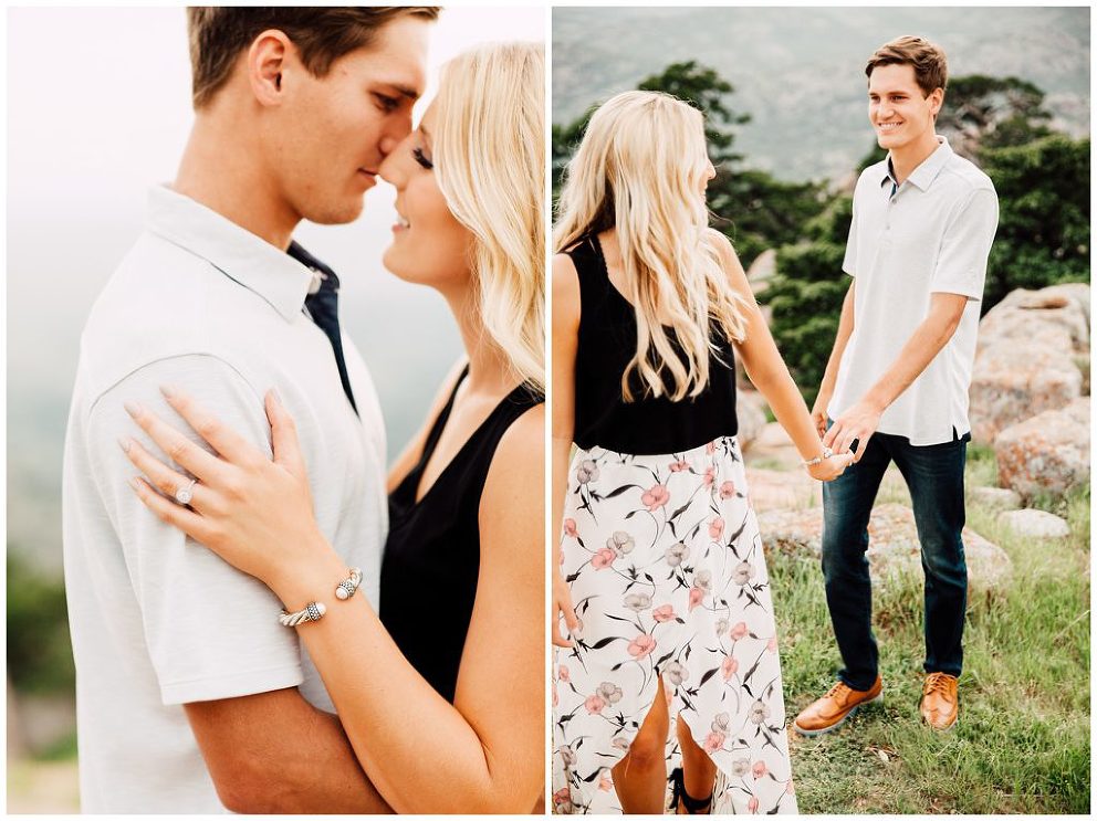Chandler + Collin Mt. Scott Engagement Session - Mary Keen Photography