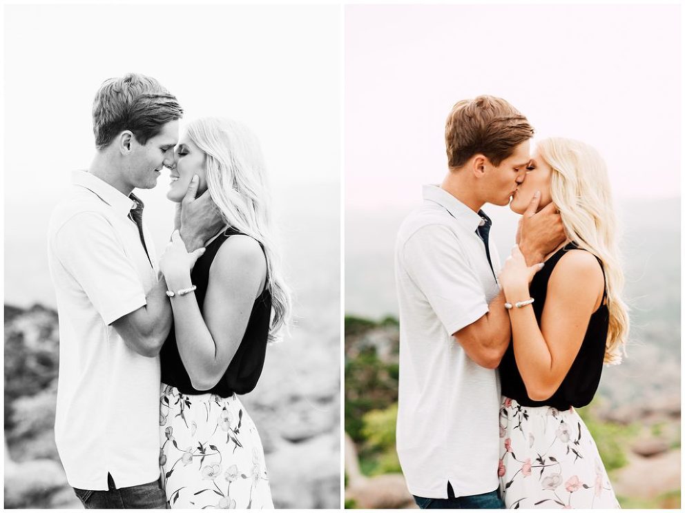 Chandler + Collin Mt. Scott Engagement Session - Mary Keen Photography
